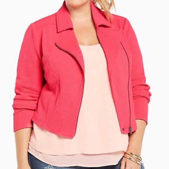 torrid | Jackets & Coats | Hot Pink Moto Jacket Nwot | Poshmark